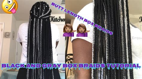 Extra Long Box Braids Tutorial Youtube
