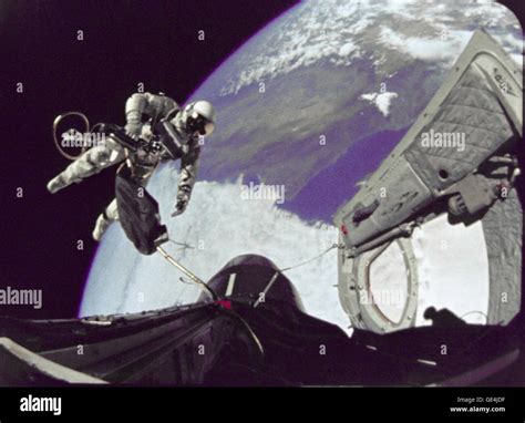 Astronaut Edward H White II Pilot For The Gemini Titan 4 Space Flight