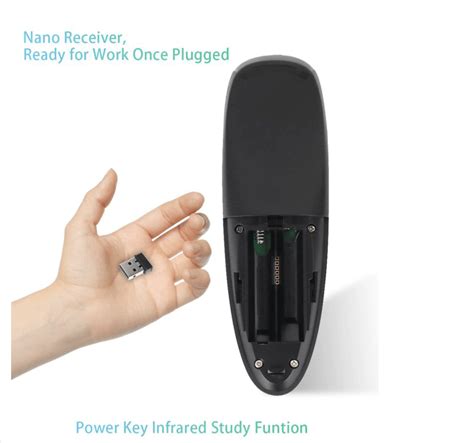G10S Pro Air Mouse Backlit Voice Remote Control Keyboard
