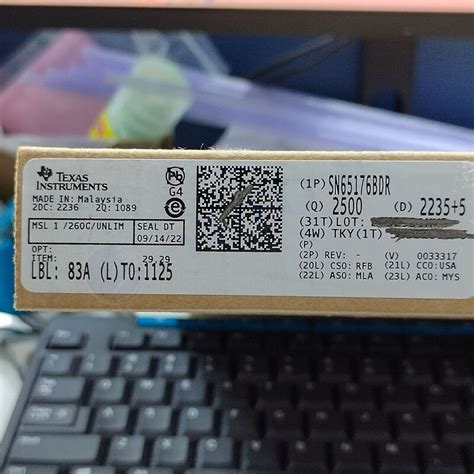 Sundy L On Linkedin Mpn Sn65176bdr Mfr Texas Instruments Date Code