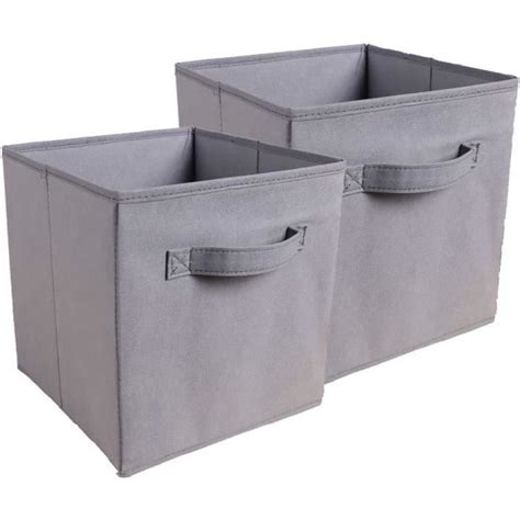 Cubes De Rangement Pliables Boîtes De Rangement En Tissu Épais Et