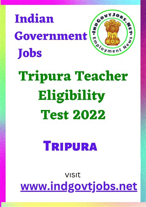 Tripura Teacher Eligibility Test 2022 Best Update