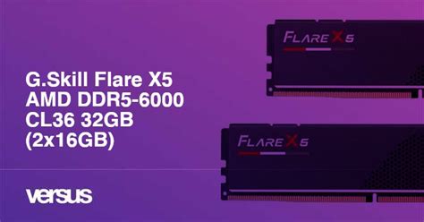 G Skill Flare X5 Amd Ddr5 6000 Cl36 32gb 2x16gb Análisis 23 Características Detalladas