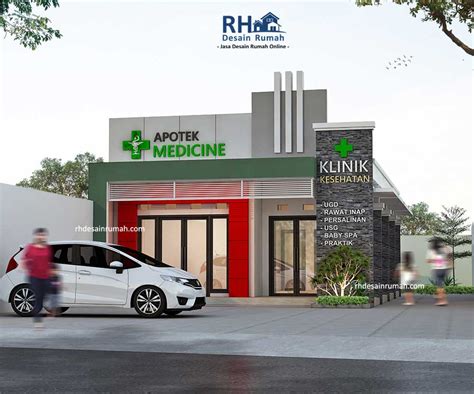 Desain Tampak Depan Klinik Minimalis Jasa Desain Rumah Online