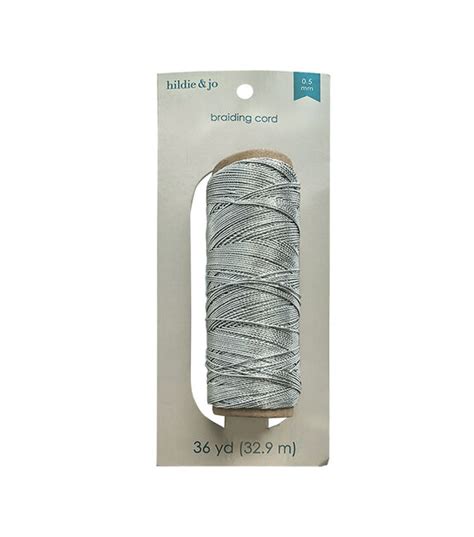 36yd Silver Elastic Cord By Hildie And Jo Joann