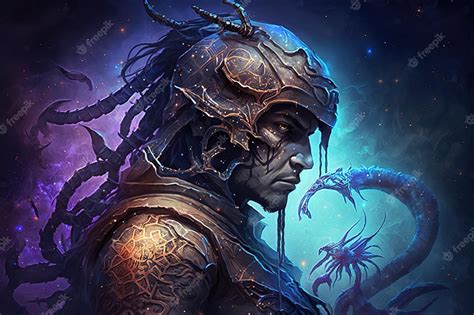 Premium Photo Backdrop Of Sacred Zodiac Scorpius Symbols Astrology