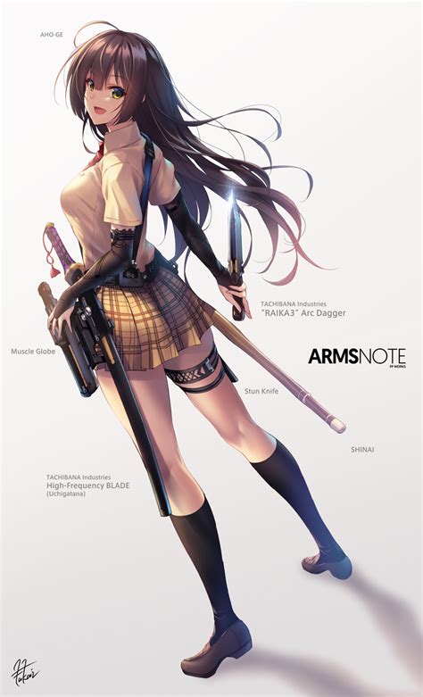 Kendo Club Member Arms Note Drawn By Fukai Ryosuke Danbooru