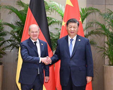 Xi Jinping Trifft Olaf Scholz China Org Cn