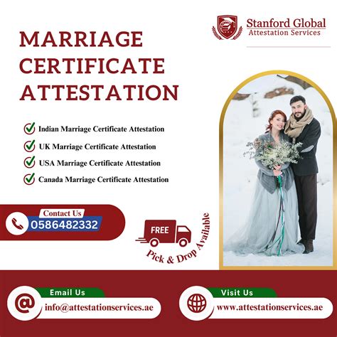 Marriage Certificate Attestation In Uae Stanford Global Attestation
