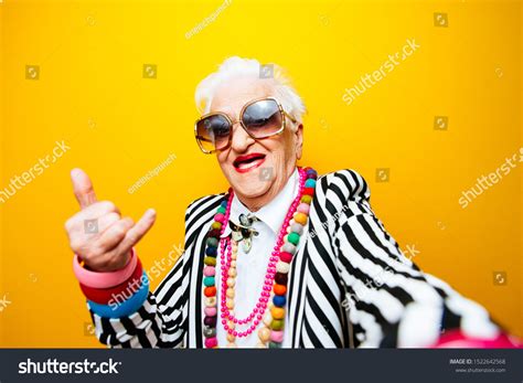 Funny Woman Senior Stock Photos Images Photography Shutterstock