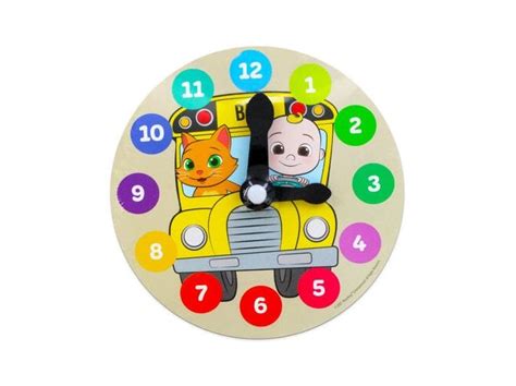 Cocomelon Wooden Clock