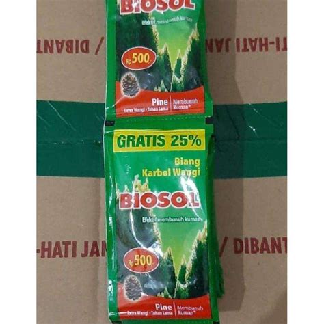 Jual Biosol Karbol Sachet 24 Pcs X 25ml Di Seller Sumber Rezeki12