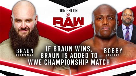 Bobby Lashley Vs Braun Strowman Full Match YouTube