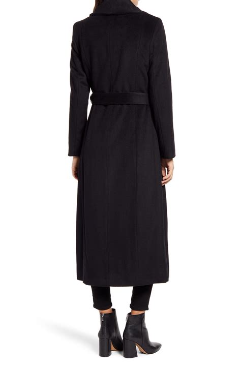 Cole Haan Signature Slick Wool Blend Wrap Coat Nordstrom Rack