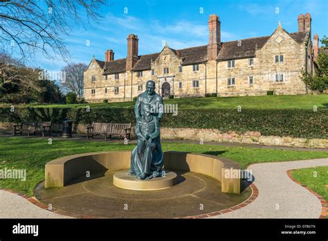 Sir Archibald Mcindoe Statue In East Grinstead West Sussex England