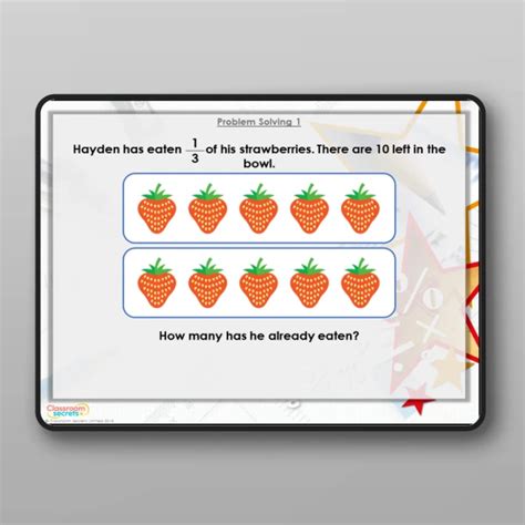 Year 2 Find A Third Modelling Ppt Resource Classroom Secrets