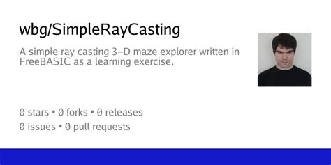 Wbgsimpleraycasting A Simple Ray Casting 3 D Maze Explorer Written In Freebasic As A Learning