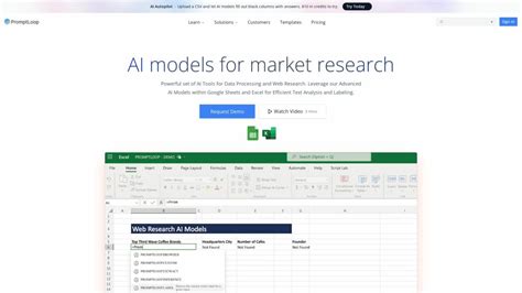 Promptloop 🤖 Ai Models For Market Research In Excel And Sheets Futureen