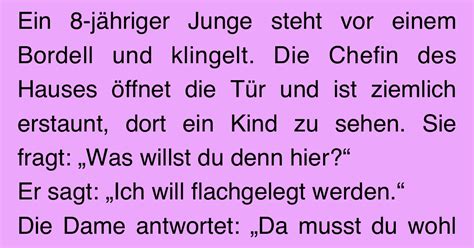 Witz des Tages Jähriger verlangt Eintritt ins Bordell Heftig