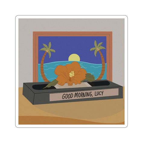 Good Morning Lucy Stickers Add Some Rom Com Magic With Our 50 First Dates Movie Sticker Etsy