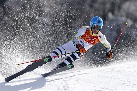 Felix Neureuther Of Germany Competes During The Alpine Skiing Men S