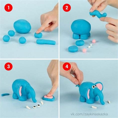 Уроки лепки из пластилина