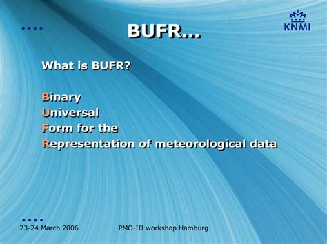 Ppt Bufr Powerpoint Presentation Free Download Id7015748