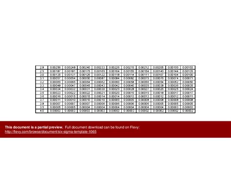 Six Sigma Worksheet Kit Excel Workbook Xls Flevy