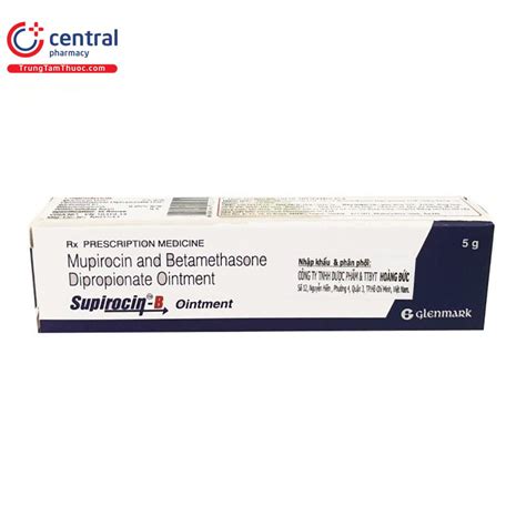 ChÍnh HÃng Thuốc Supirocin B Ointment Trị Viêm Da Nhiễm Khuẩn Da