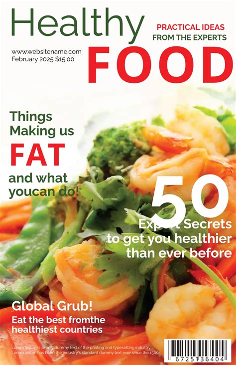 Free Food Magazine Templates To Customize Online