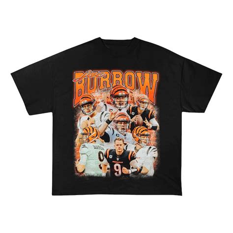 Vintage Joe Burrow Shirt T Shirt Football Shirt Classic 90s Graphic