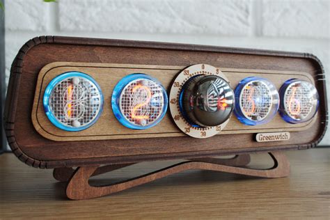 Nixie Clock In Dekatron Og Visual Effects Fathers Day Etsy