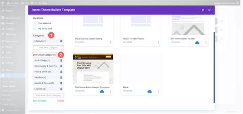 How To Organize Your Templates In Divis Theme Builder Library