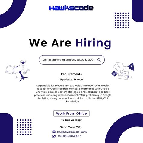 Hawkscode On Linkedin Jaipurjobs Immediatejoiners Applynow Hiringalert…