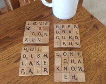 Book Lover Scrabble Coasters Etsy Australia Scrabble Coasters