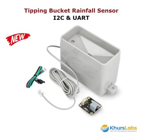 Jual Gravity Tipping Bucket Rainfall Sensor I C Uart Sensor Hujan