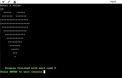 Java Code 2 To Print The Heart Shaped Pattern Using Lets Learn