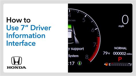 How To Use 7 Driver Information Interface YouTube