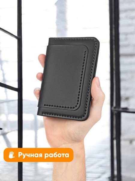 Портмоне мужское из натуральной кожи Yuzhanini Goods. Для денег и ...