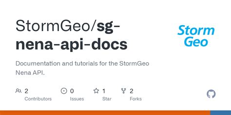 Github Stormgeosg Nena Api Docs Documentation And Tutorials For The Stormgeo Nena Api