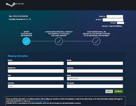 How To Buy Pc Games On Steam In India Using Cash On Delivery