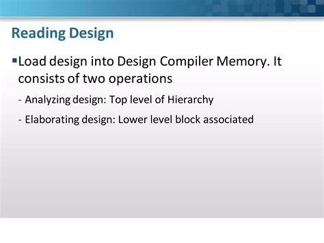 Logic Synthesis With Synopsys Design Compiler Pdf