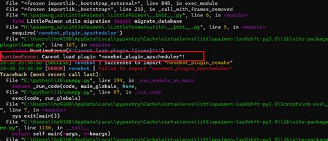 启动时报错failed To Import Nonebotpluginapscheduler · Issue 310