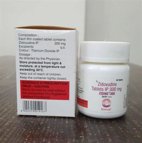 Zidovudine Zidine 300mg Tablets At ₹ 700 Bottle Antiretrovirals In Nagpur Id 2853981263491