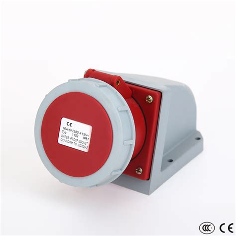 Yueqing Ip67 16a Cee Form Wall Mounted Socket With Ce Ccc Certificate