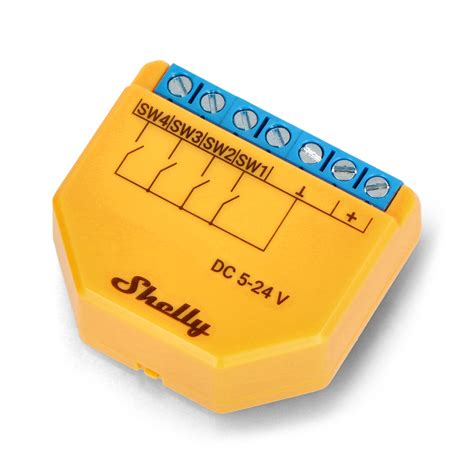 Shelly Plus I4 4 Digital Inputs Controller For Enhanced Actions Wi Fi