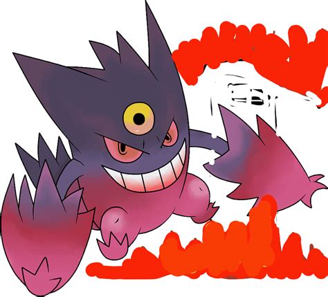 Some Bad Art Of Mega Gengar I Made Revilteamspokemon