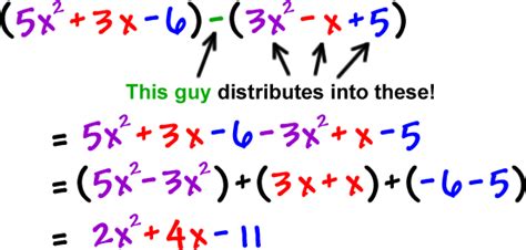 Adding And Subtracting Polynomials Strickler Wms