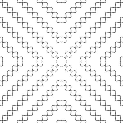 Seamless Curve Lines Motifs Patterncontemporary Decoration For