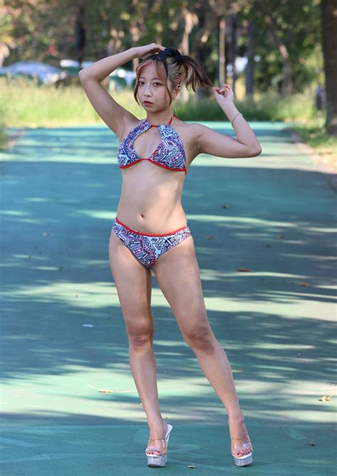紙ひこーき On Twitter 2022年10月2日 東京写真連盟 しらこばと水上公園 水着モデル撮影会（午後の部） 宗像茜衣 さん